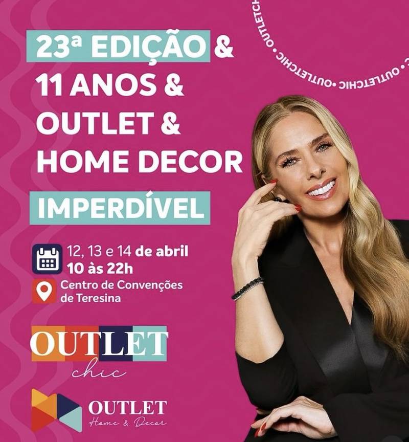 Outlet Chic completa 11 anos com descontos imperdíveis em Teresina